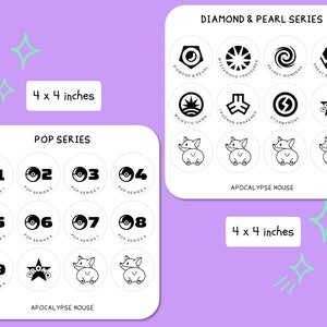 Pokemon TCG Set Sticker Labels - Etsy
