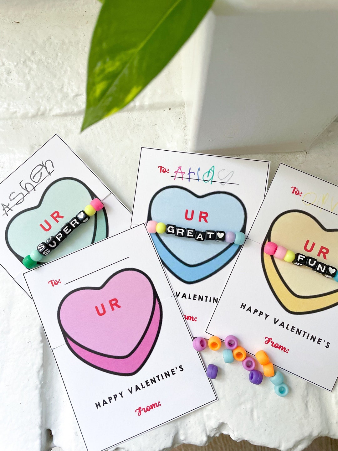 PRINTABLE Valentine's Day Cards - Conversational Heart Friendship ...