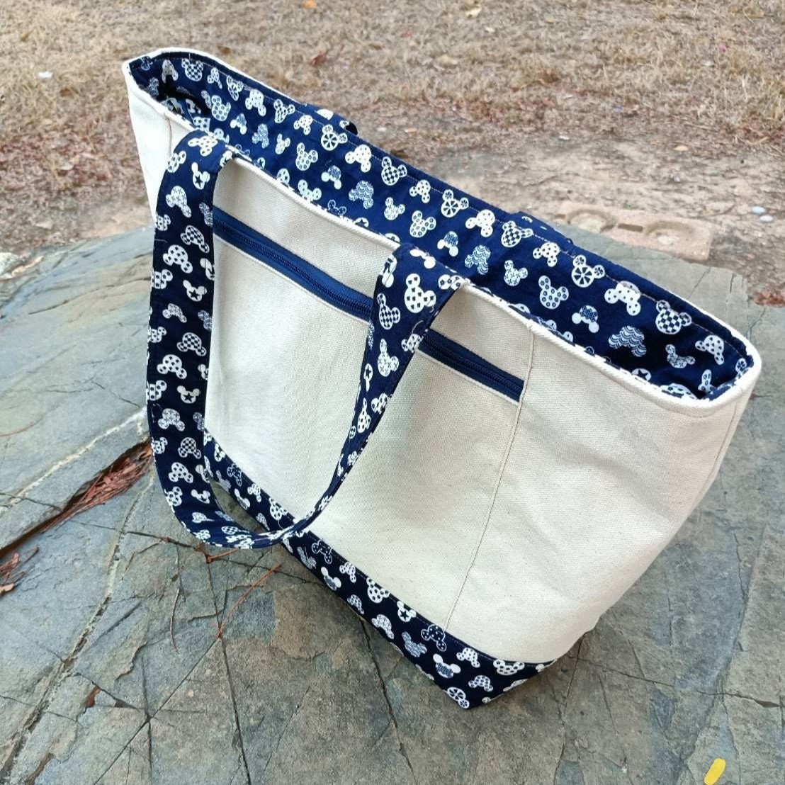 Handmade Tote Bags / Large Canvas Bags / Beach Bags / Cloth Bags - Etsy