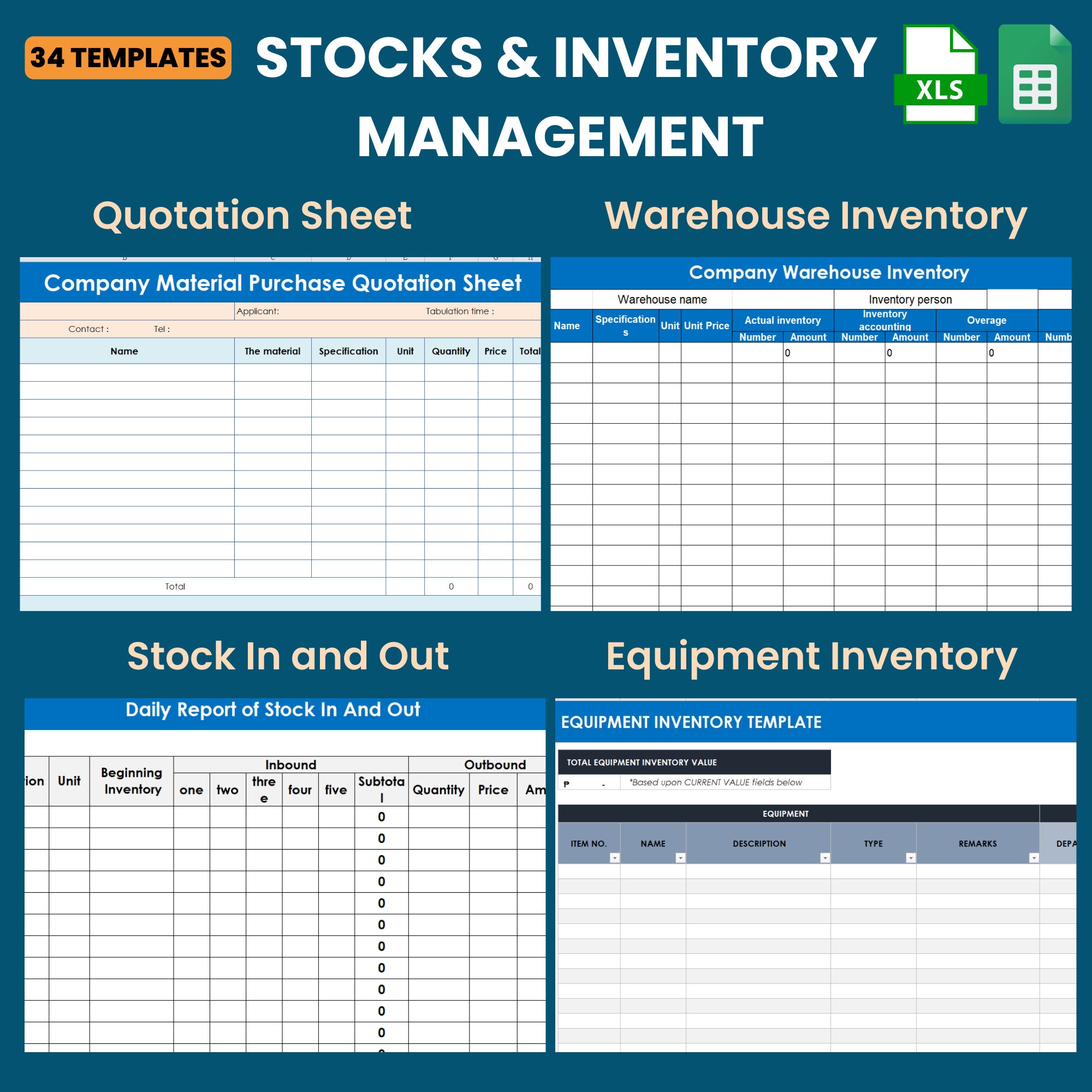 Inventory Management Tracker Excel Spreadsheet Inventory Control ...