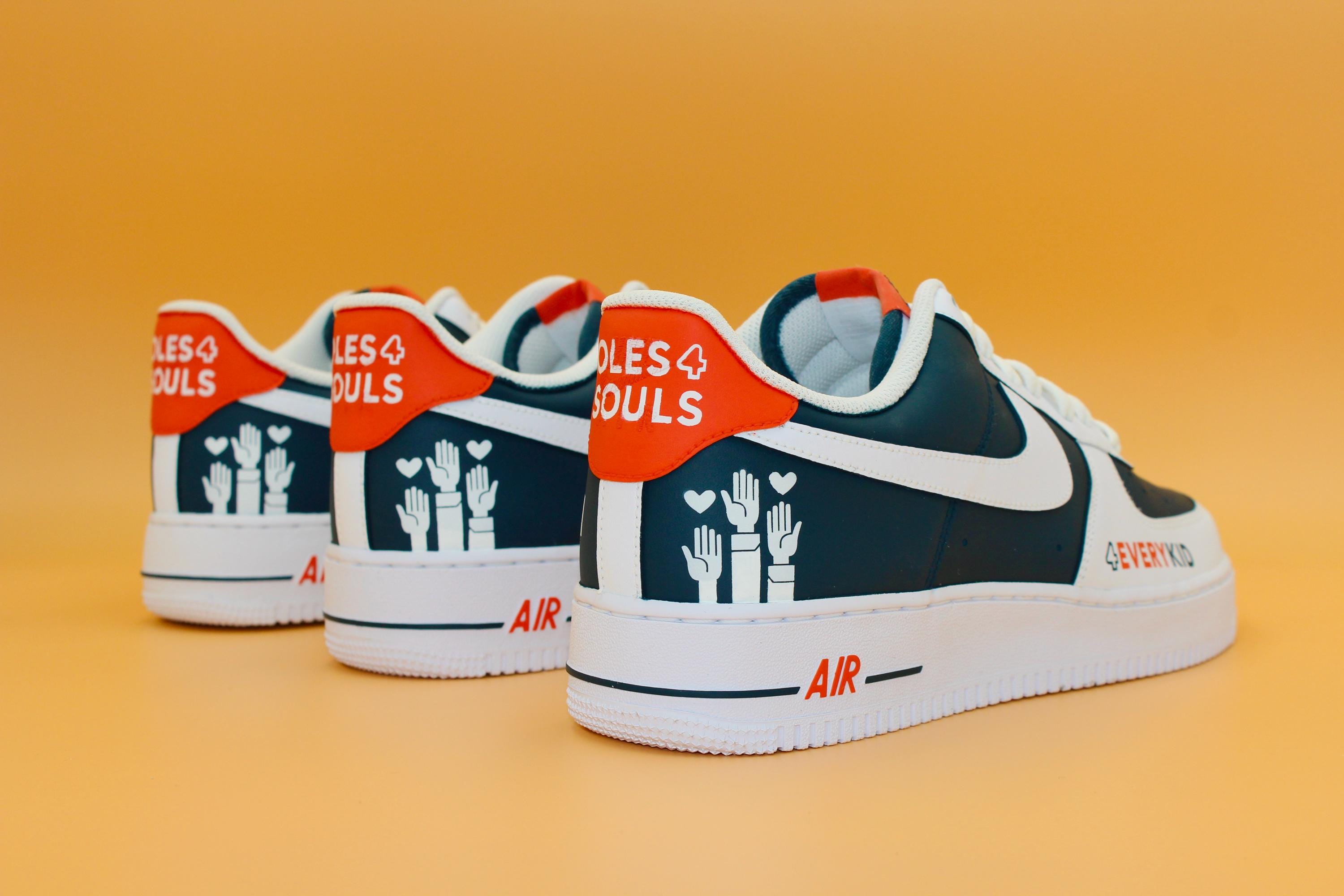 Custom Corporate Themed Af1s Shoes (add Your Personalized Design or ...