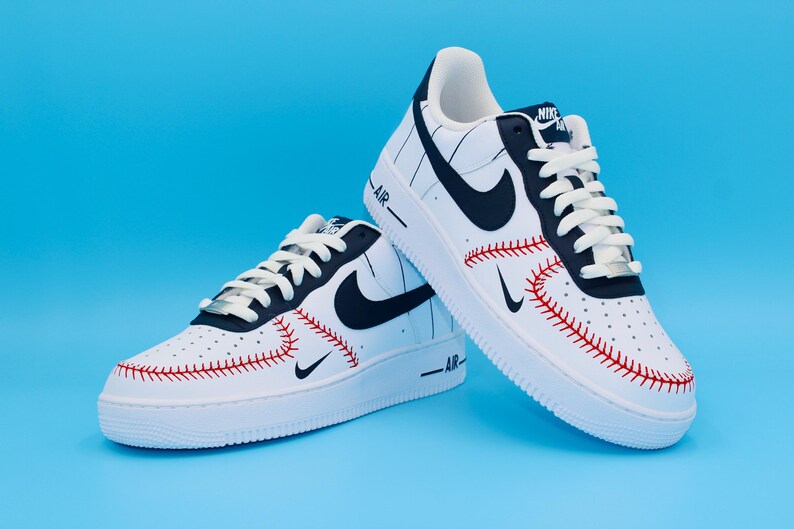 Custom Baseball Themed AF1 Shoes - Design Your Own - Etsy