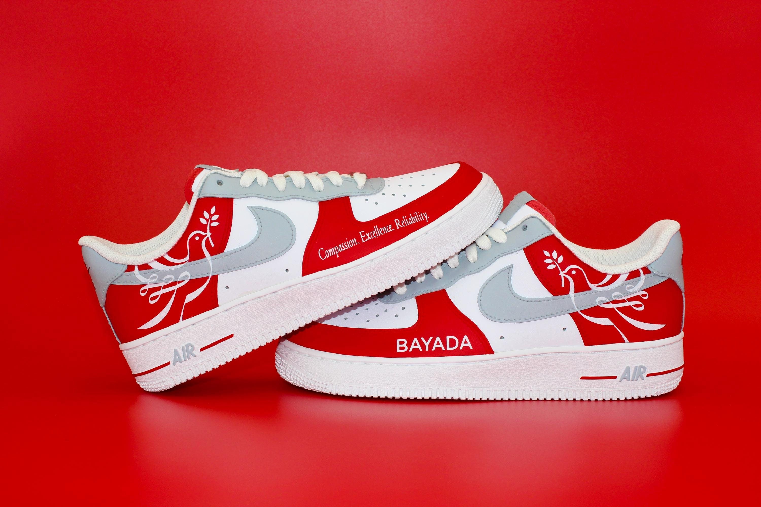 Custom Corporate Themed Af1s Shoes (add Your Personalized Design or ...