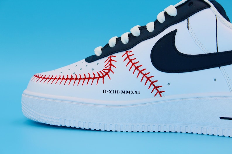 Custom Baseball Themed AF1 Shoes - Design Your Own - Etsy