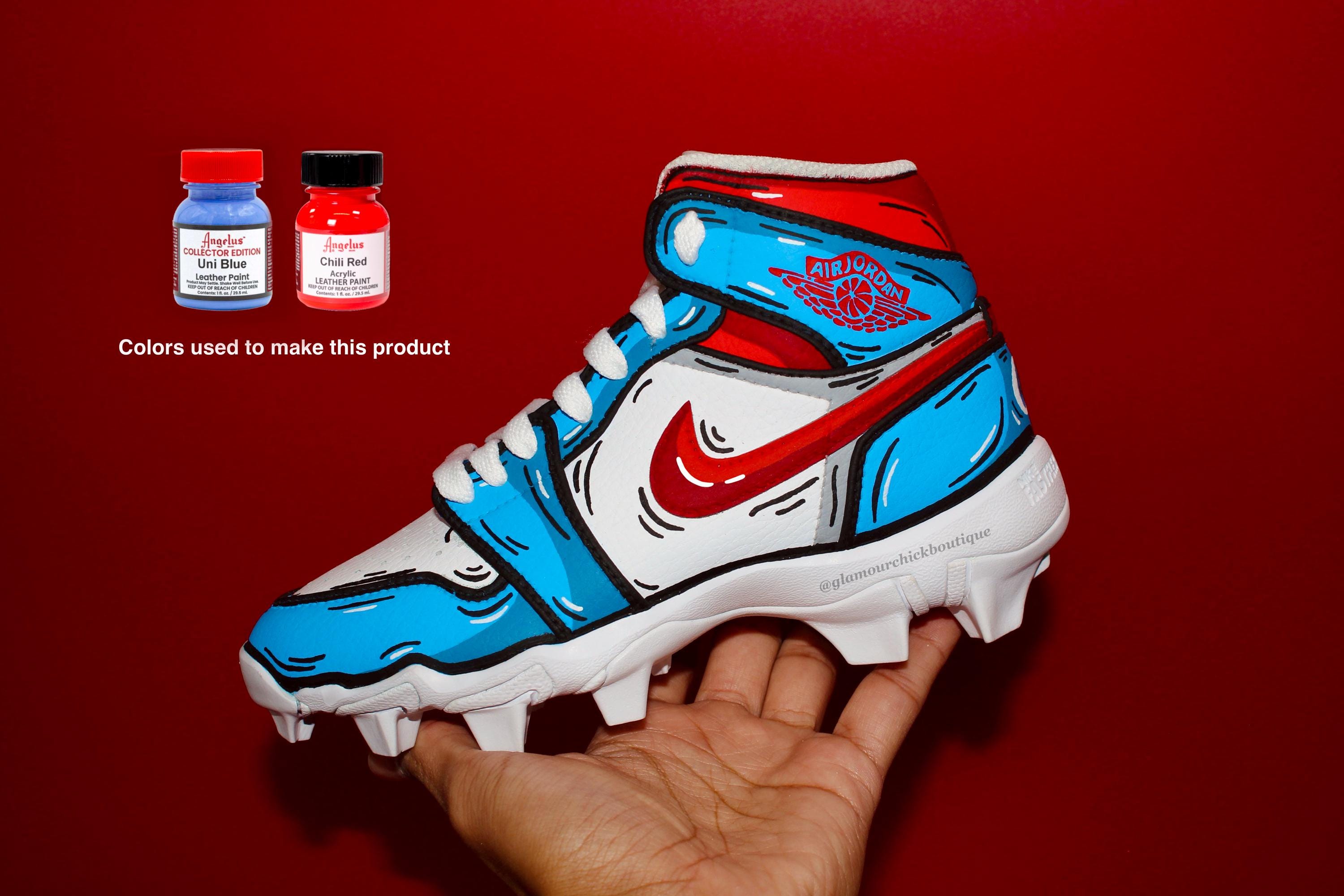 Create Your Own - Kids Cartoon Jordan 1 Cleats - Etsy