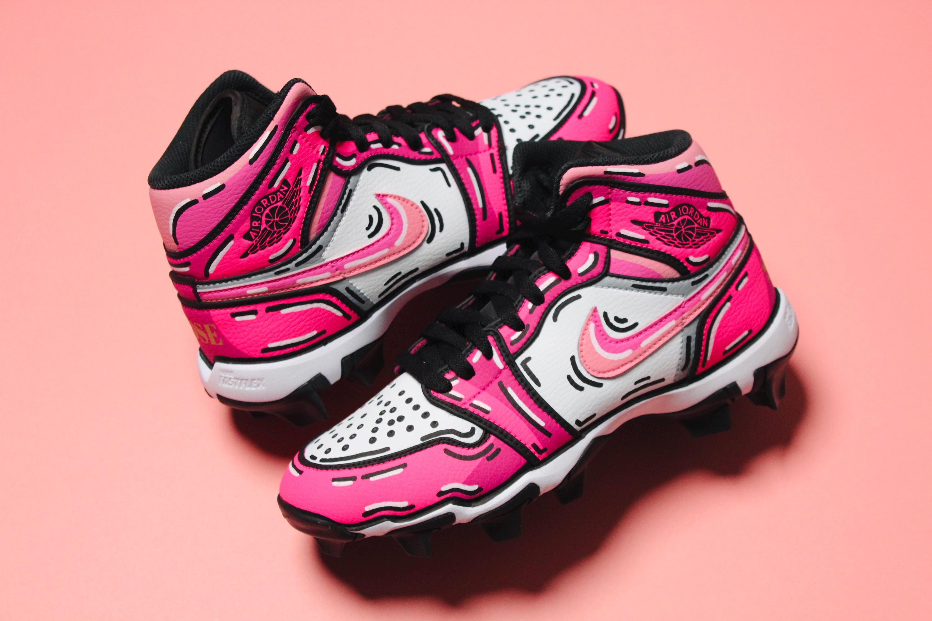 Create Your Own - Kids Cartoon Jordan 1 Cleats - Etsy