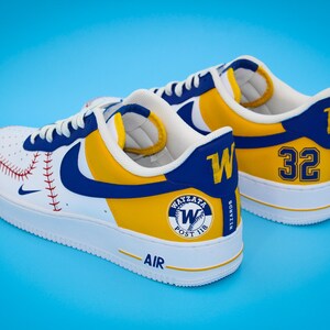Custom Baseball Themed AF1 Shoes - Design Your Own - Etsy