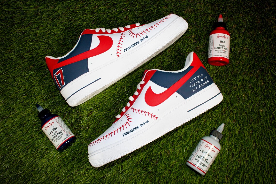 Custom Baseball Themed AF1 Shoes - Design Your Own - Etsy