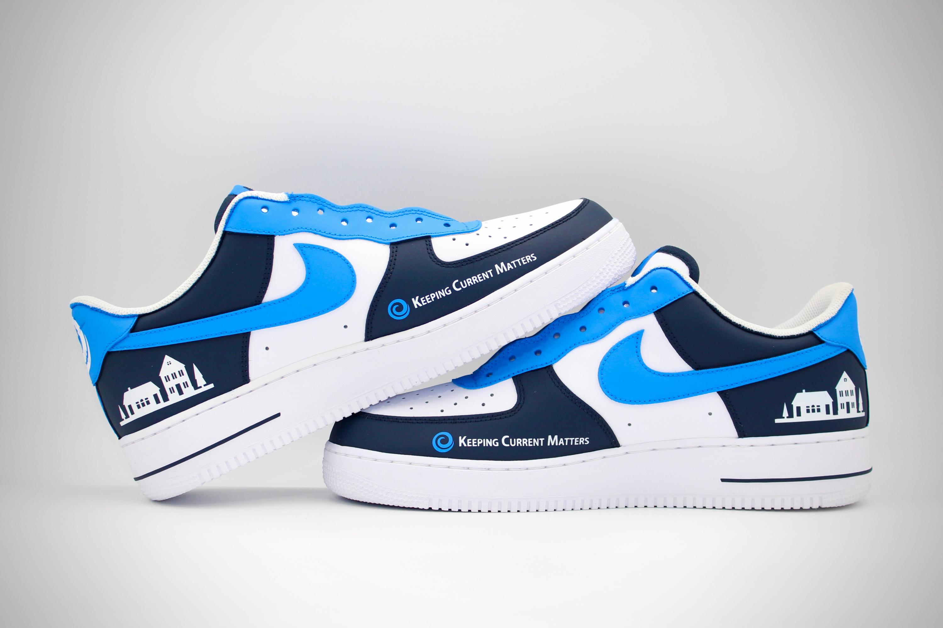 Custom Corporate Themed Af1s Shoes (add Your Personalized Design or ...