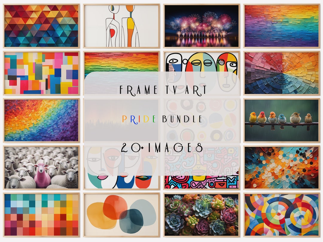 Pride Bundle - 20+ Images | Samsung FRAME TV Art, Modern Wall Decor ...