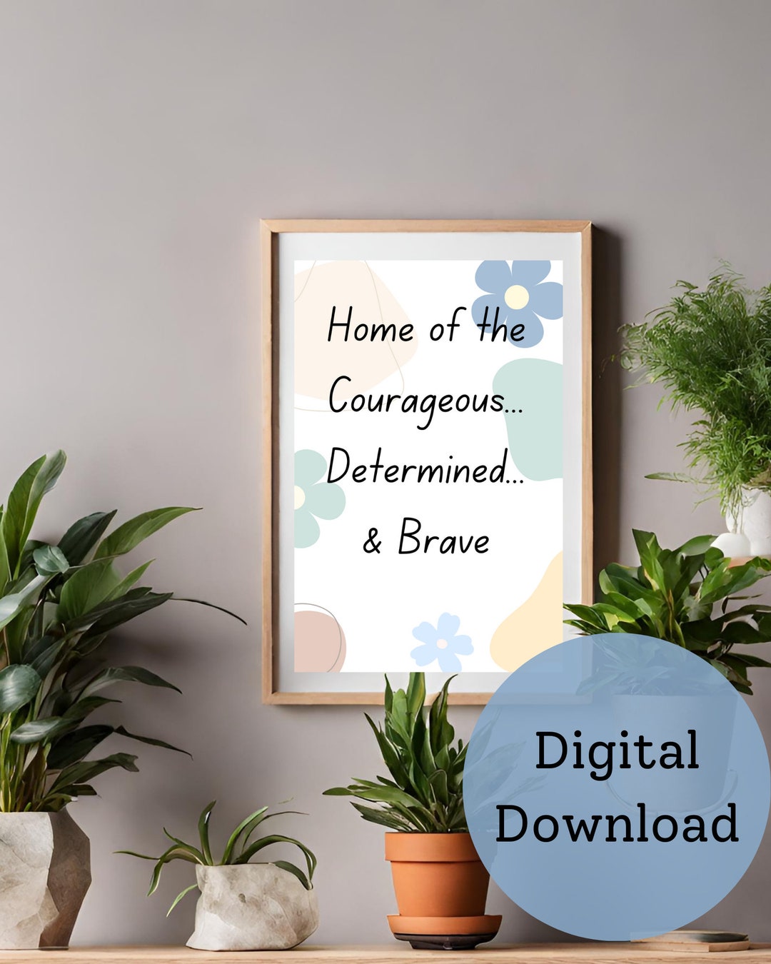 Modern Feel Good Wall Art , Printable, Digital Download - Etsy