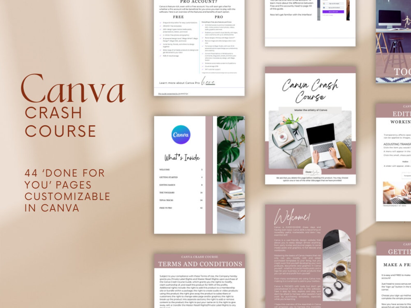Canva Crash Course: Master Canva, MRR & PLR (PDF Download) - Etsy