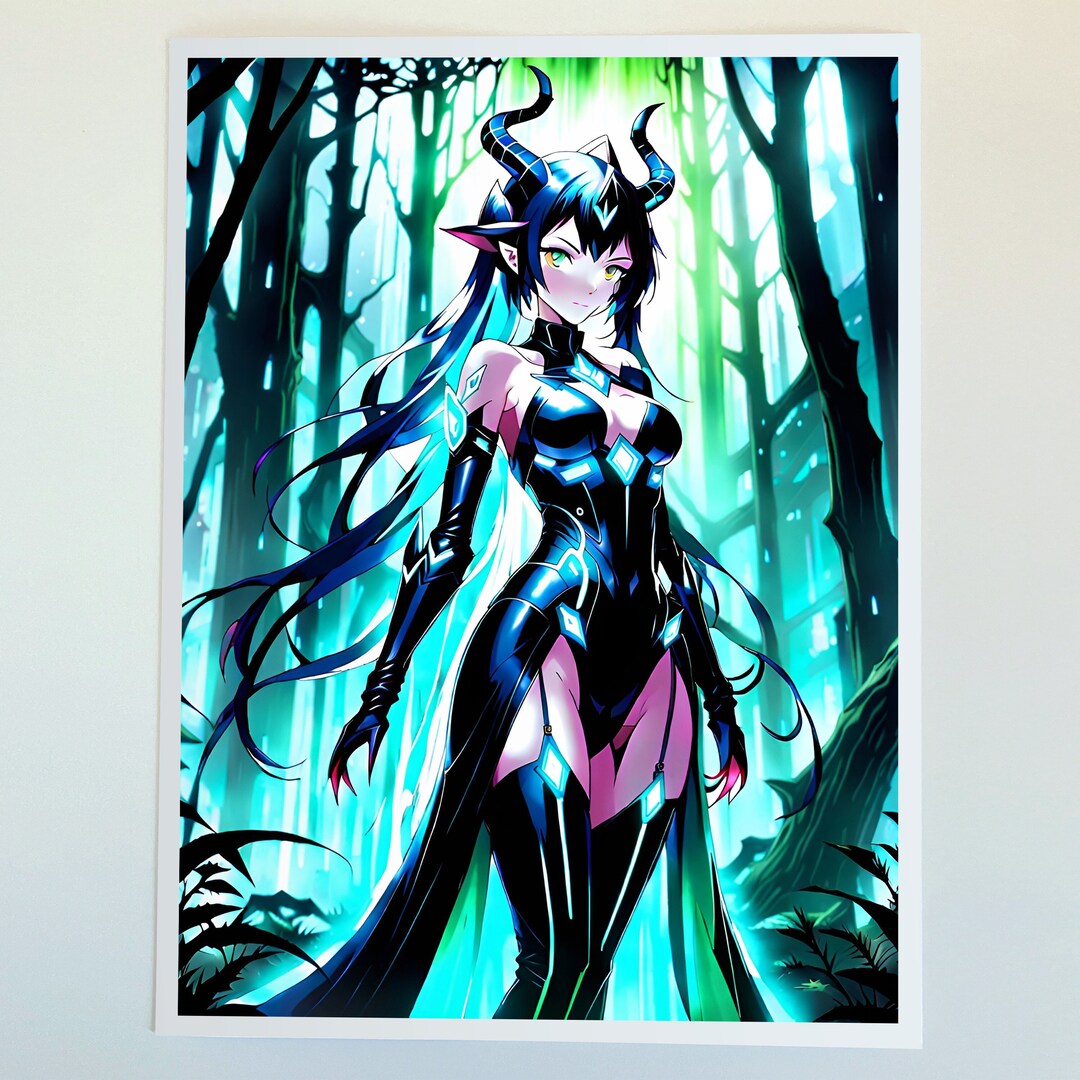 Chthonic Cyborg Goddesses of the Forest #009 [series 1] Dark Pop Art ...