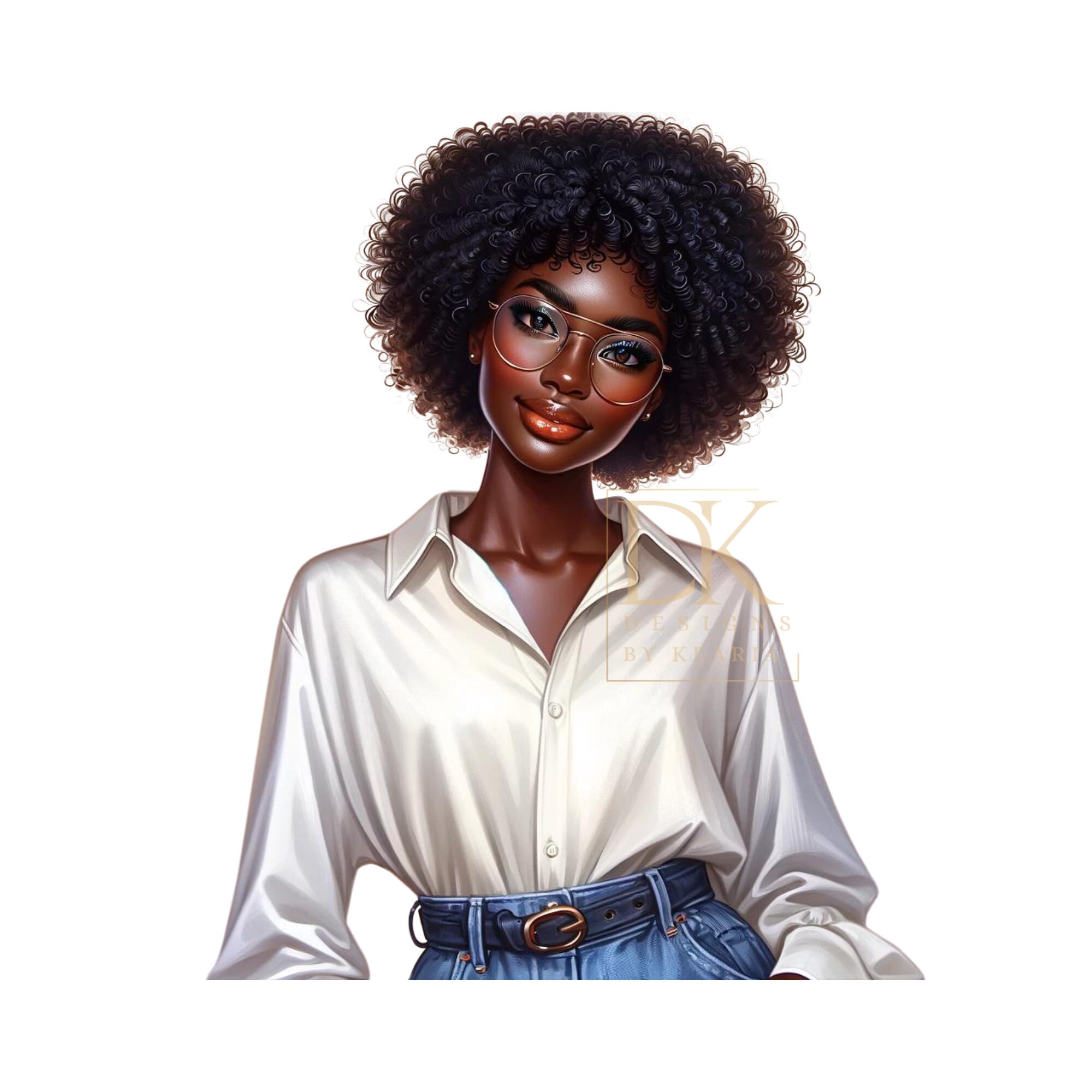 Black Girl Clipart, Black Woman Clipart, Fashion Girl Clipart, African ...