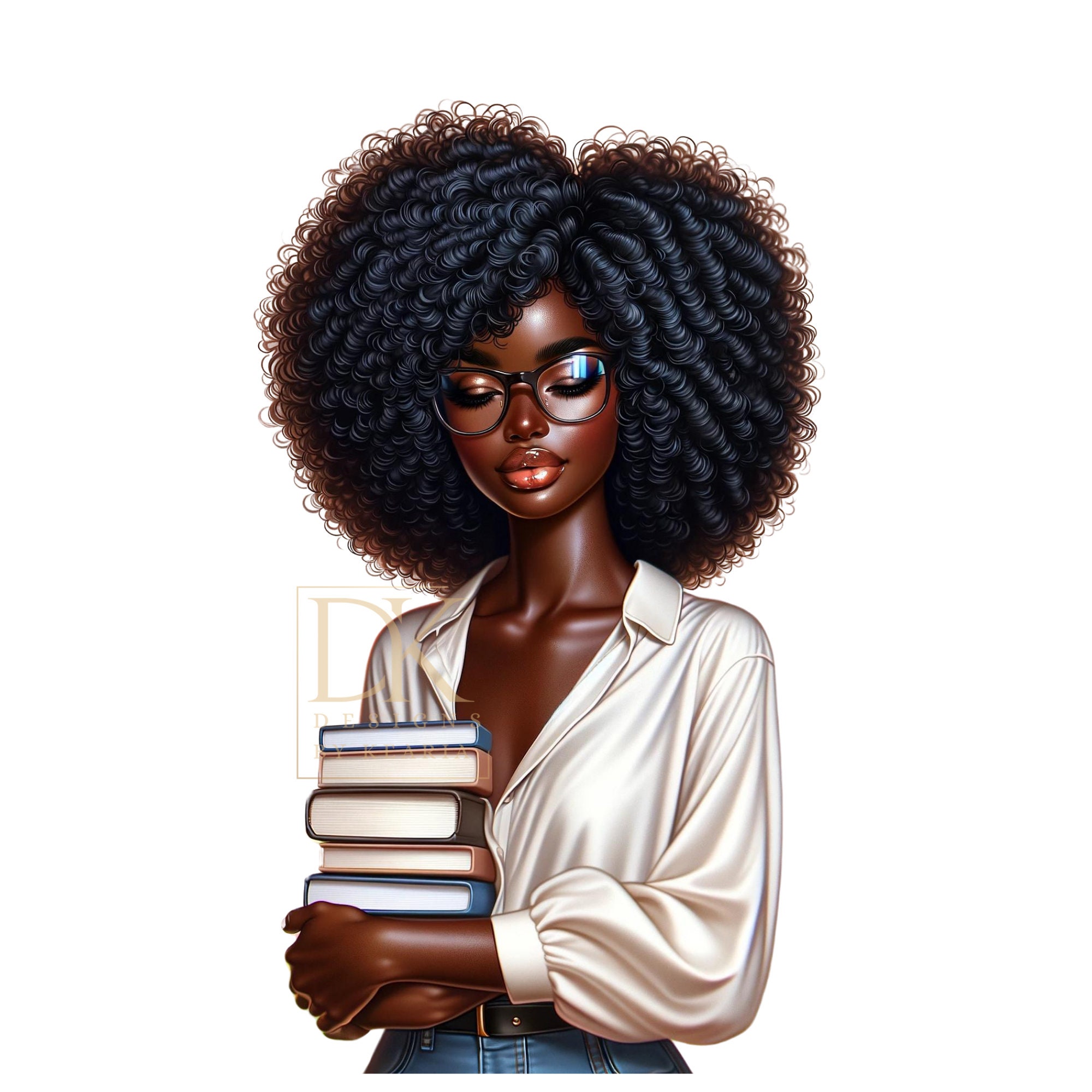 Black Girl Clipart, Black Woman Clipart, Fashion Girl Clipart, African ...