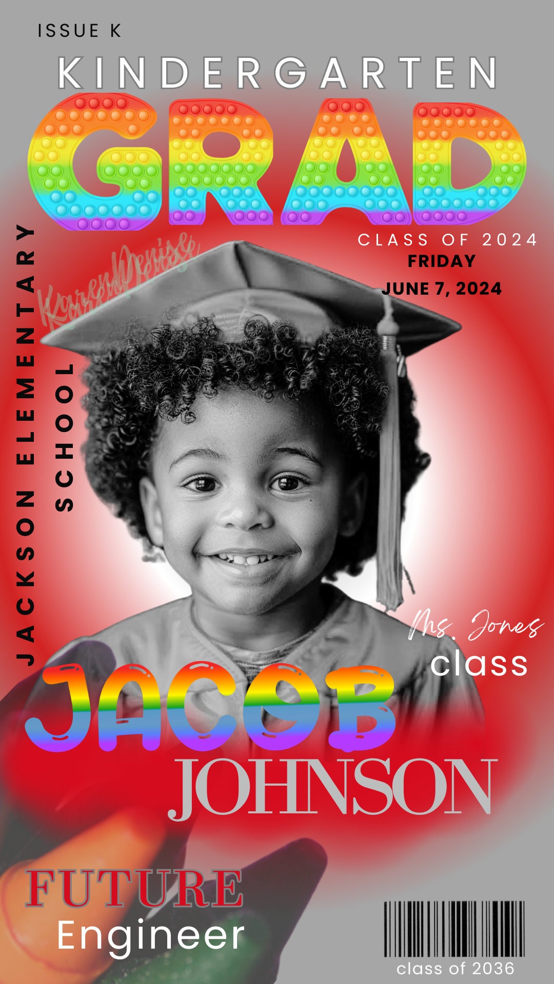 DIY Graduation Magazine Cover/magazine - Etsy