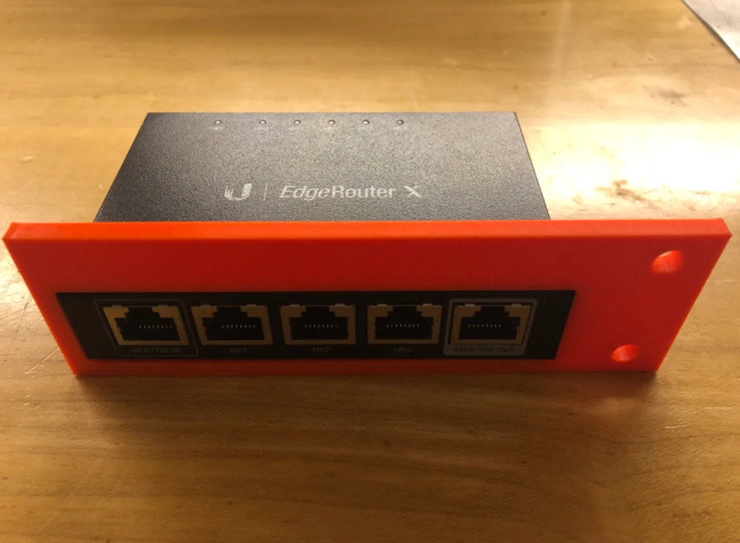 Ubiquiti ER-X Router Rack Mount Bracket Holder Left/right19/10 - Etsy