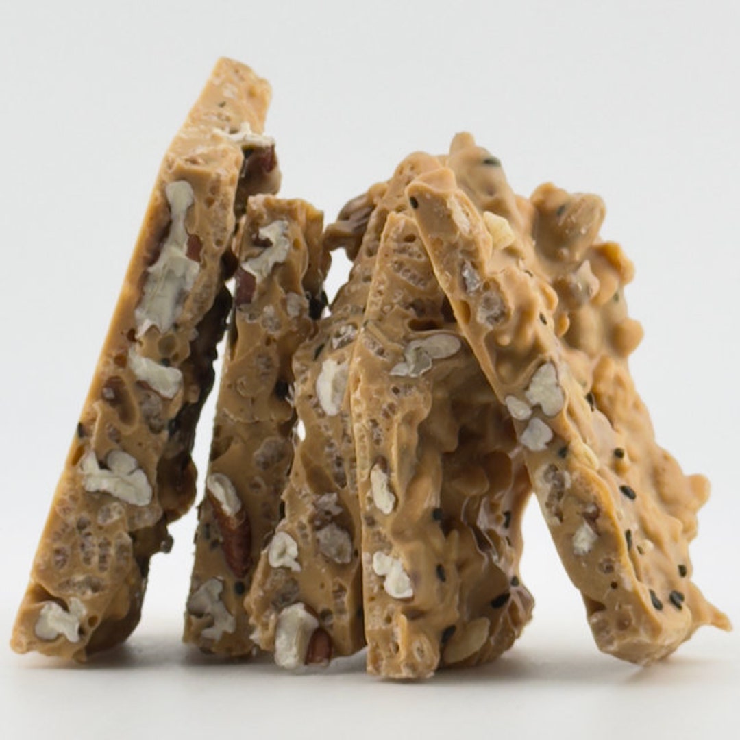 Pecan and Puffed Rice Blond Chocolate Bark, 8 Oz - Etsy