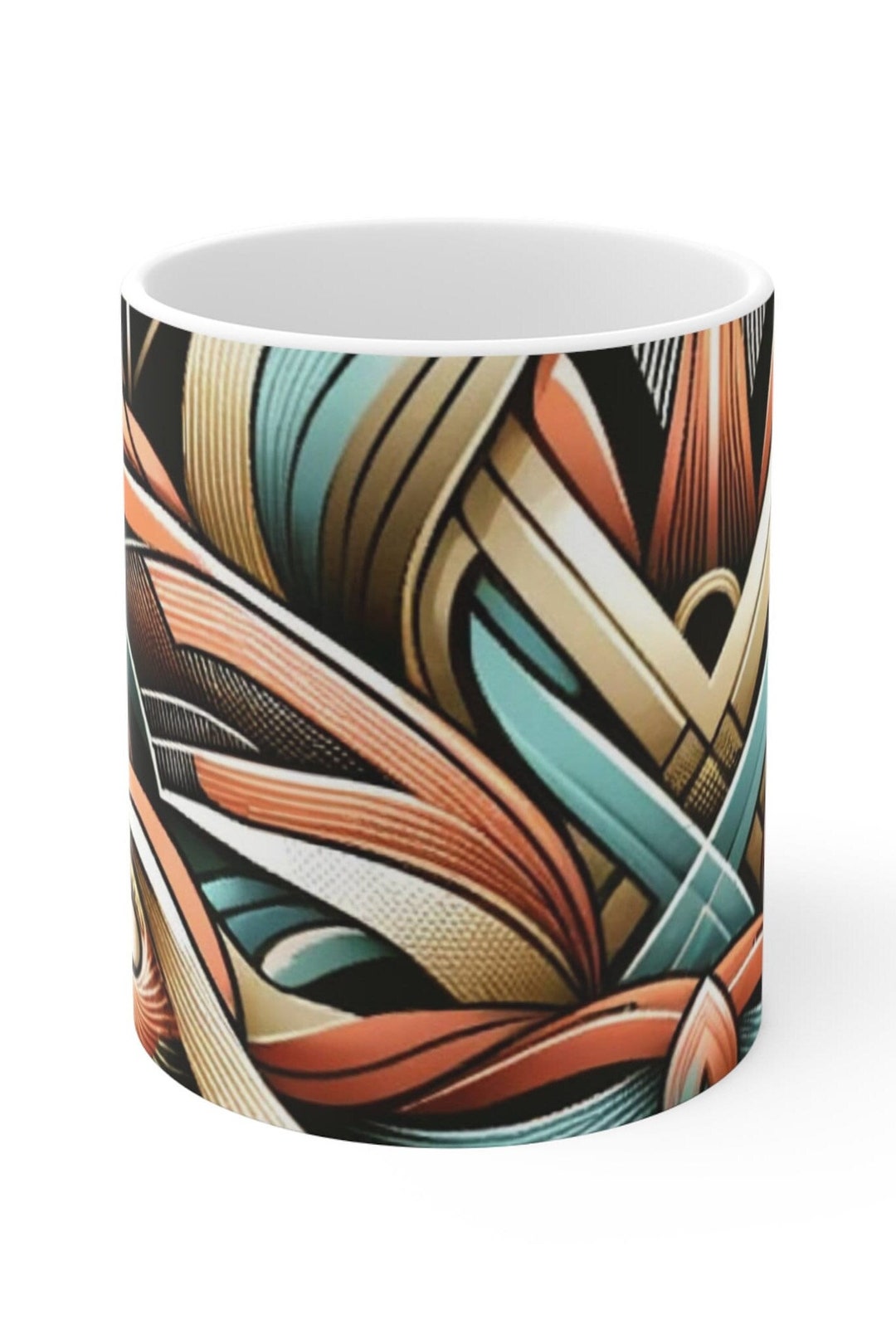 Art Deco Mug 11oz - Coffee Mug, Tea Mug, Art Lover Mug, Mug Gift - Etsy