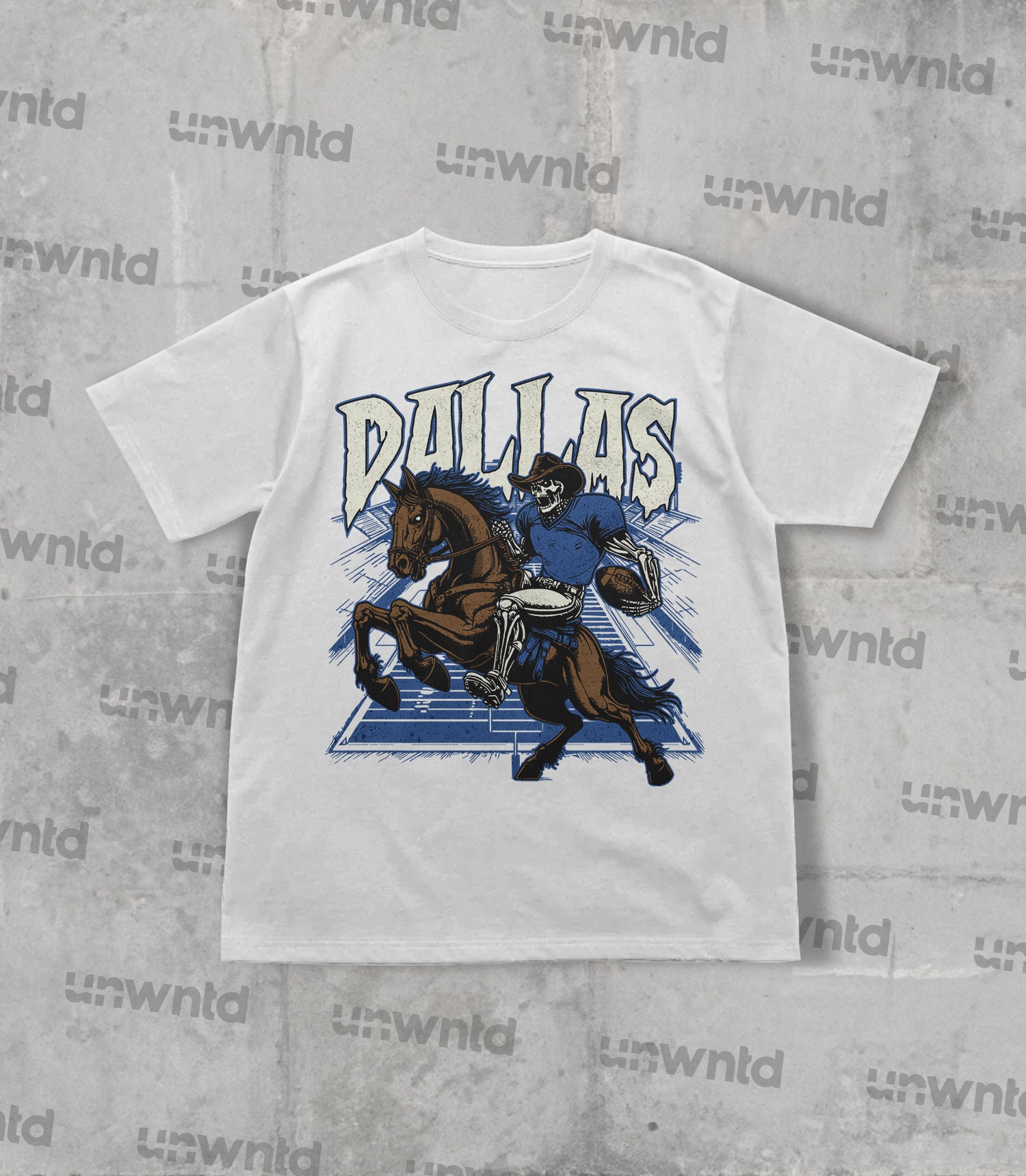 Dallas Football Shirt Graphic Tees Skeleton Shirt Merch Tee Gift Shirt ...