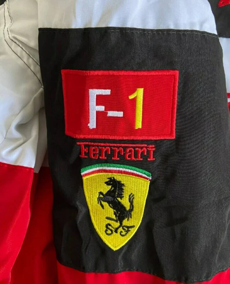 Buy F1 Ferrari Jacket , Ferrari Bomber Jacket Style Formula 1 Racing ...