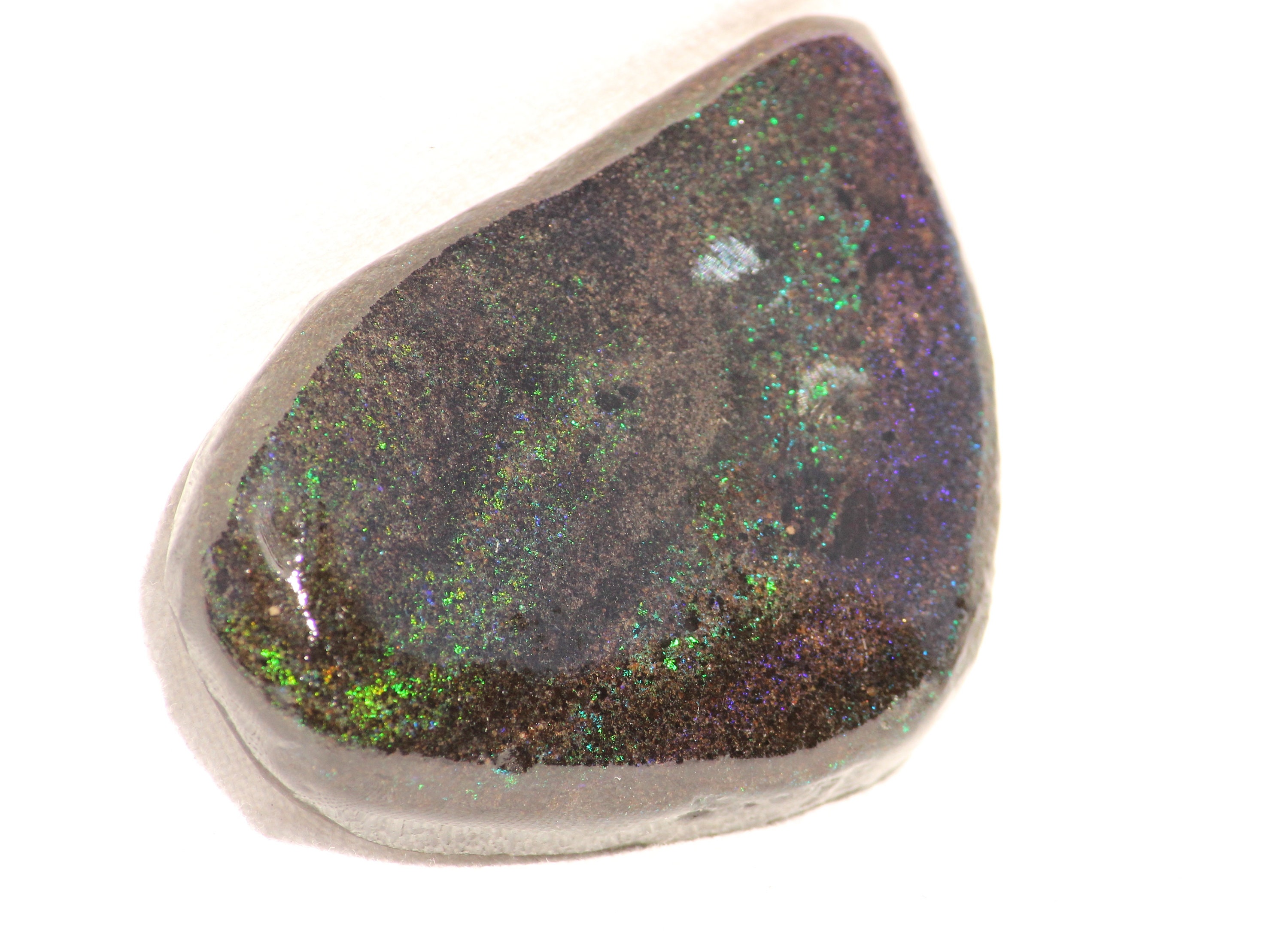 243ct Opal Matrix Concrete Australian Andamooka Purple Green Red Gem - Etsy
