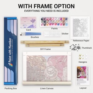 DIY Paint by Numbers Kit Acrylic Painting Home Decor for Adults and ...