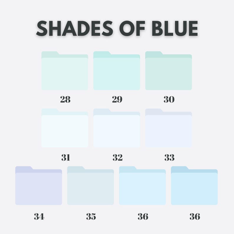 Soft Pastel Desktop Folder Icons for Mac Png | Colourful Desktop Folder ...