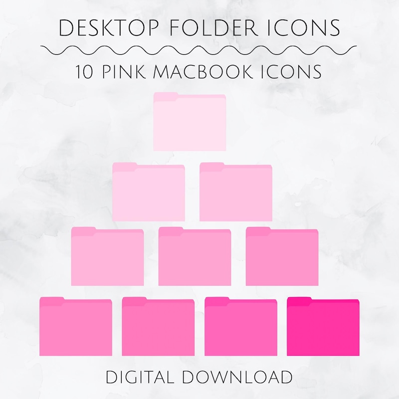 Desktop Folder Icons - Etsy