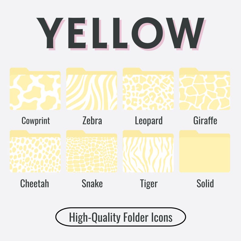 Animal Print Folder Icons for Mac Png | Pink MacBook Folder Icons Png ...