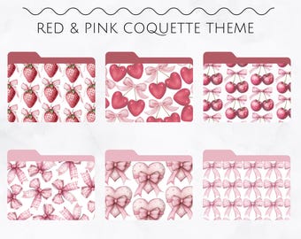 Light Pink Desktop Folder Icons for Mac | Pink MacBook Folder Icon Set ...