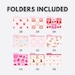 Coquette Desktop Folder Icons for Mac | Pink MacBook Folder Icon Set ...