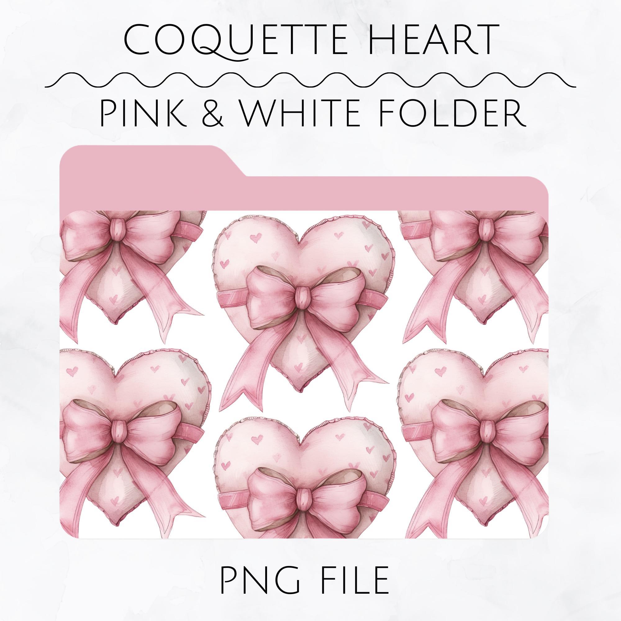 Coquette Desktop Icons for MacBook | Pink MacBook Folder Icons High ...