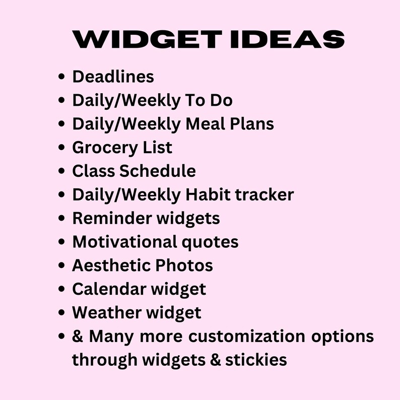 Cute Desktop Set - Aesthetic Pink Desktop Wallpaper Organizer for ...