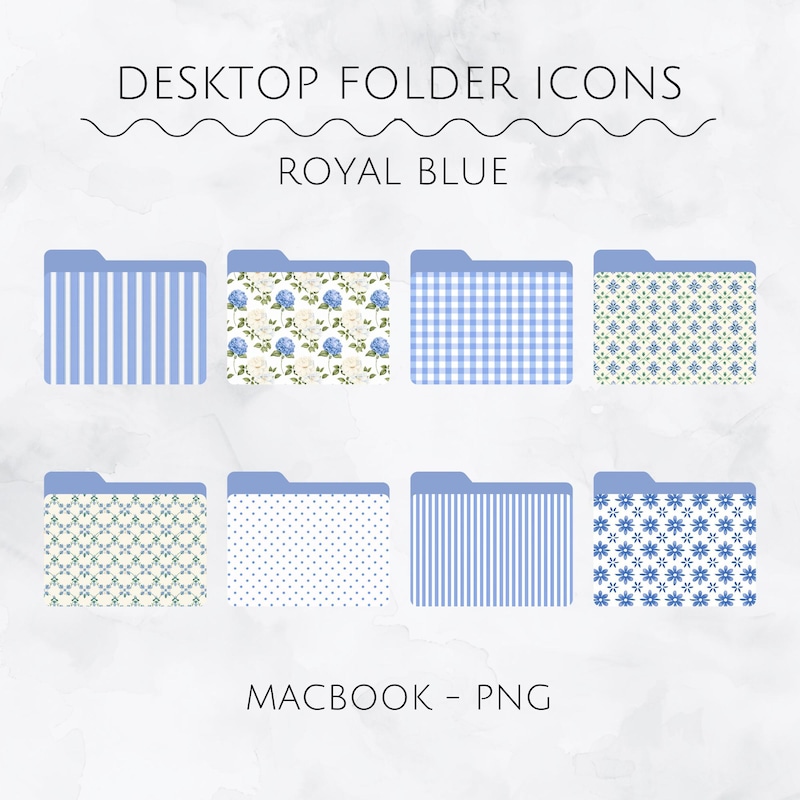 Blue Icons Mac - Etsy