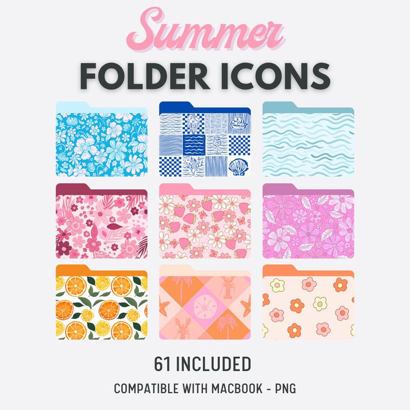 Desktop Folder Icons - Etsy