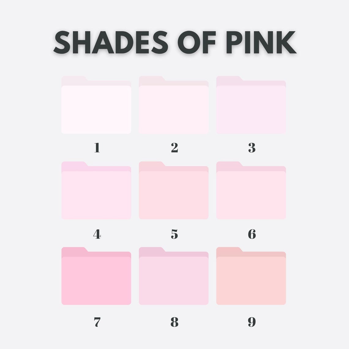 Soft Pastel Desktop Folder Icons for Mac Png | Colourful Desktop Folder ...