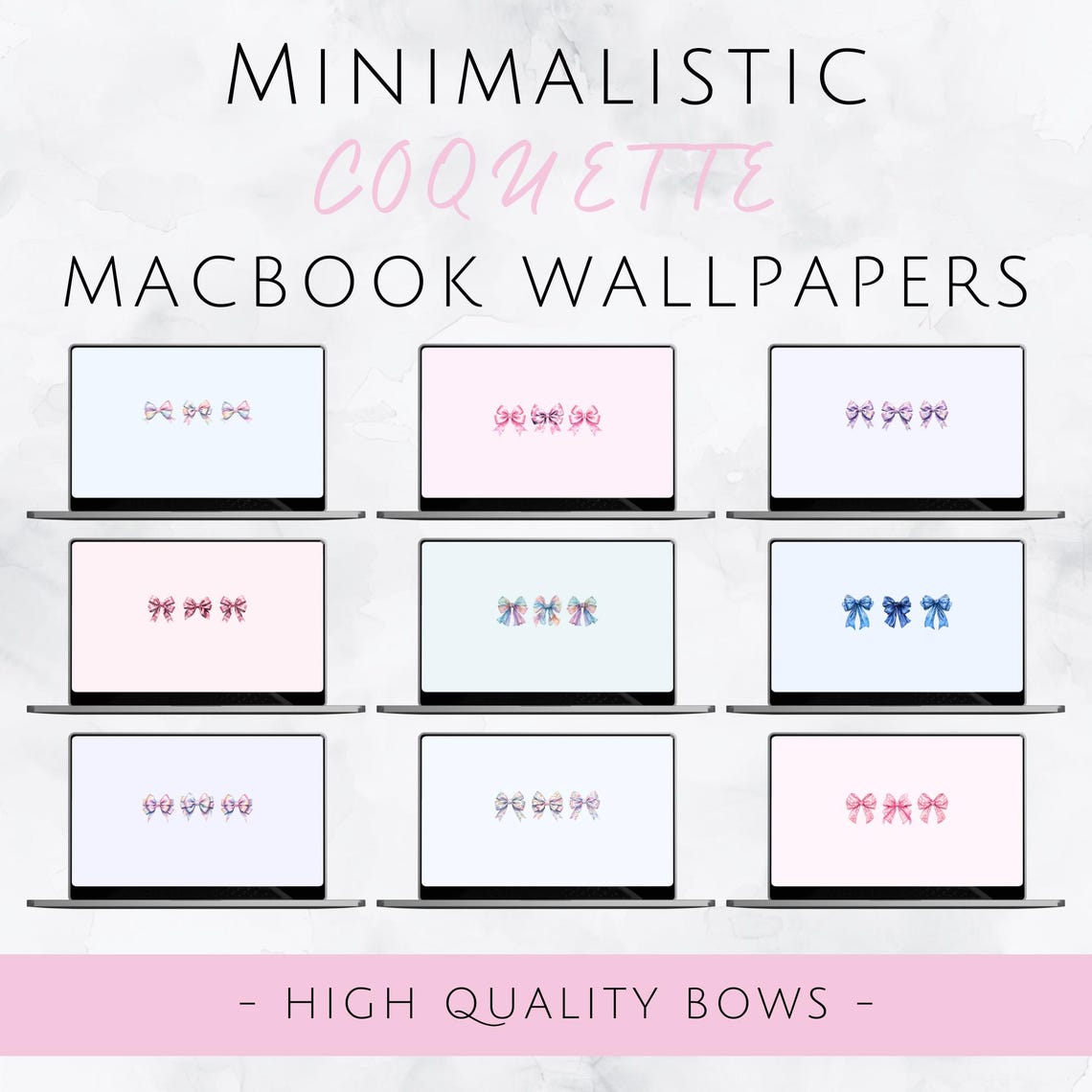 Aesthetic Coquette Desktop Wallpaper for MacBook | Coquette Bow Desktop ...