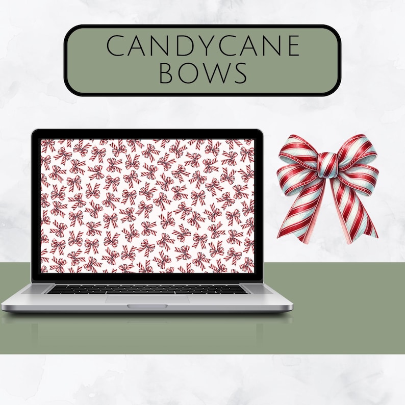 Coquette Christmas Desktop Wallpaper for MacBook | Aesthetic Coquette ...