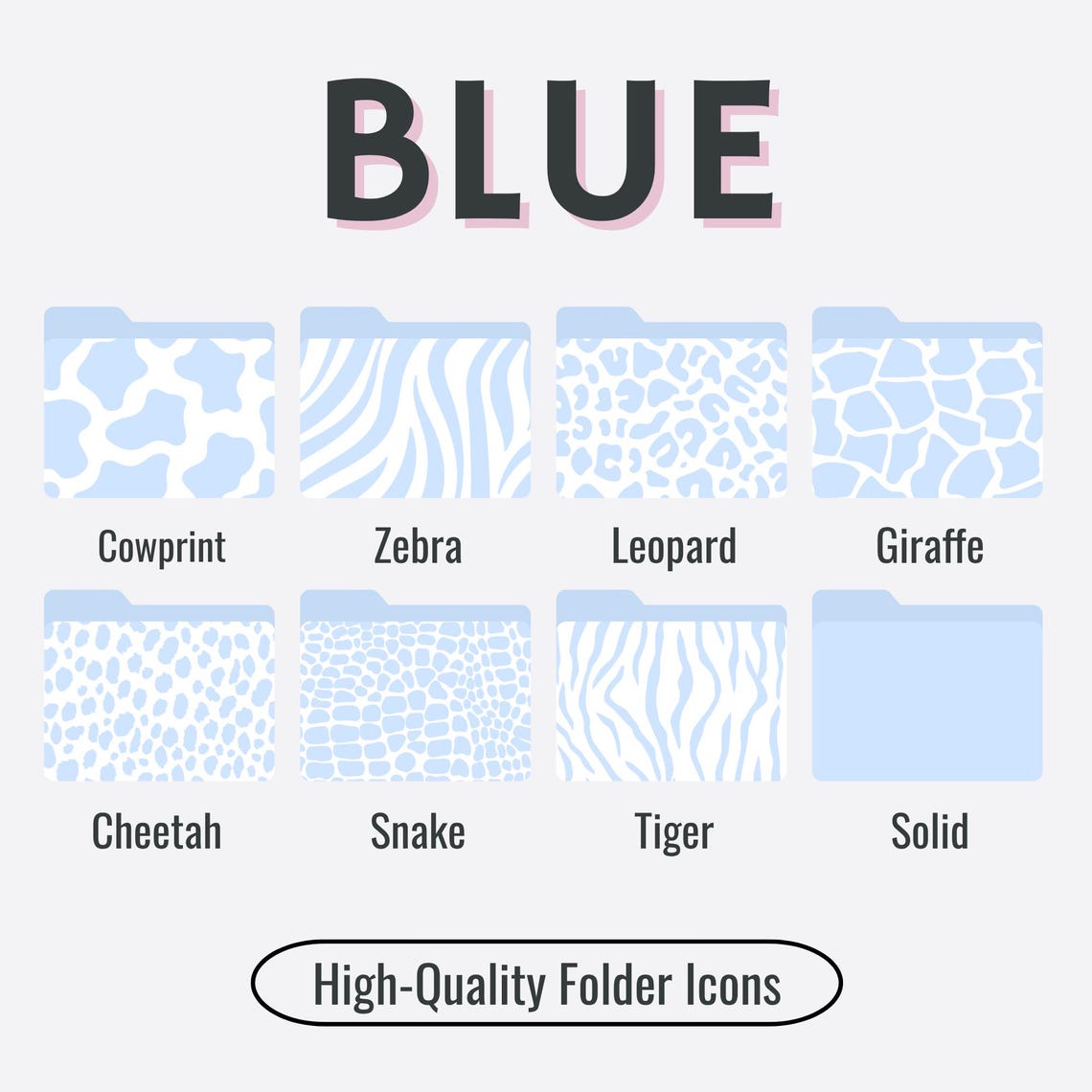 Animal Print Folder Icons for Mac Png | Pink MacBook Folder Icons Png ...