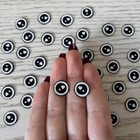5 Sets (10 Eyes) Simple Cute Felt/vinyl Eyes Amigurumi Crafts Different ...