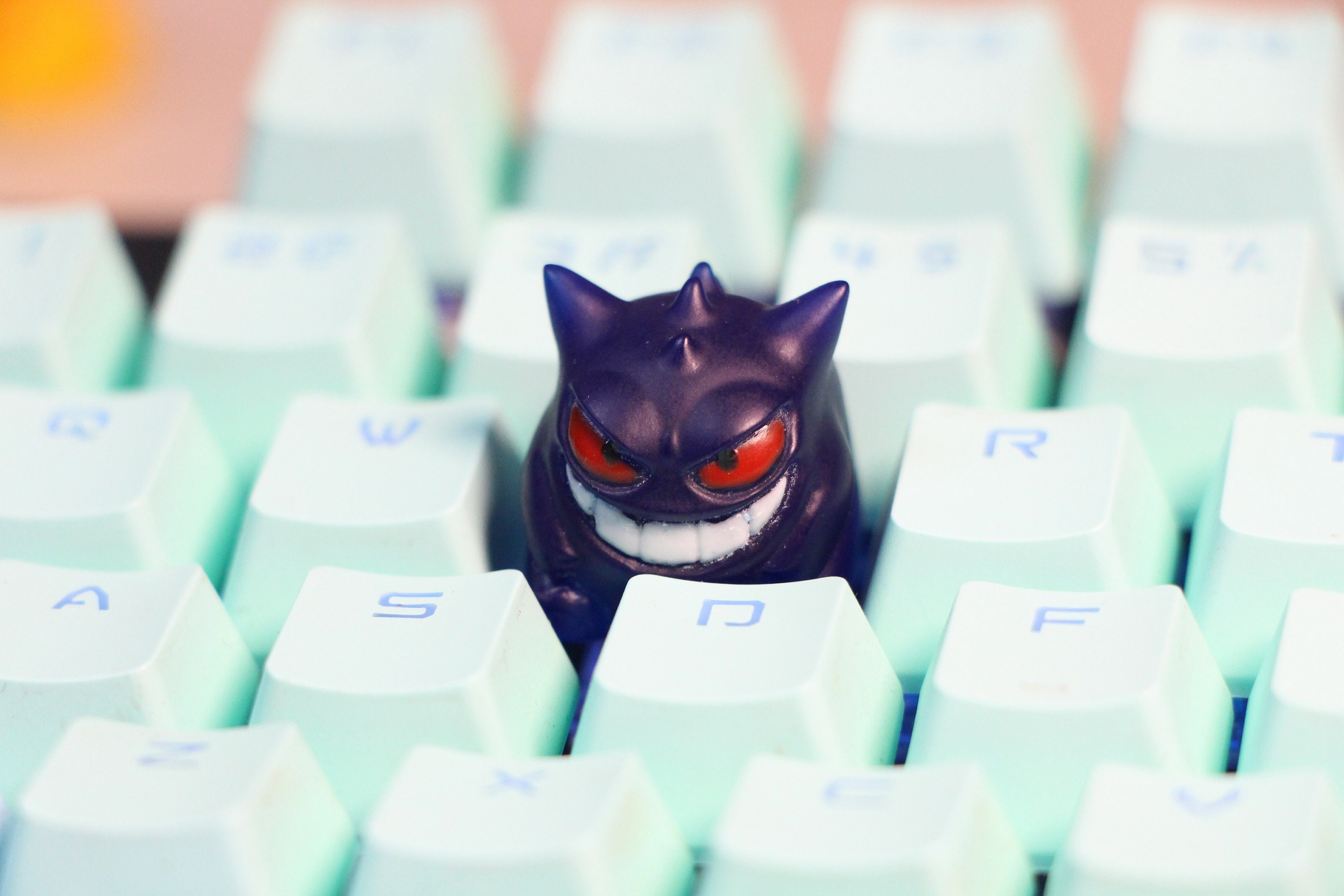 Gengar Pokemon Keycaps Keycap, Keycaps, Artisan Keycap, Keyboard ...