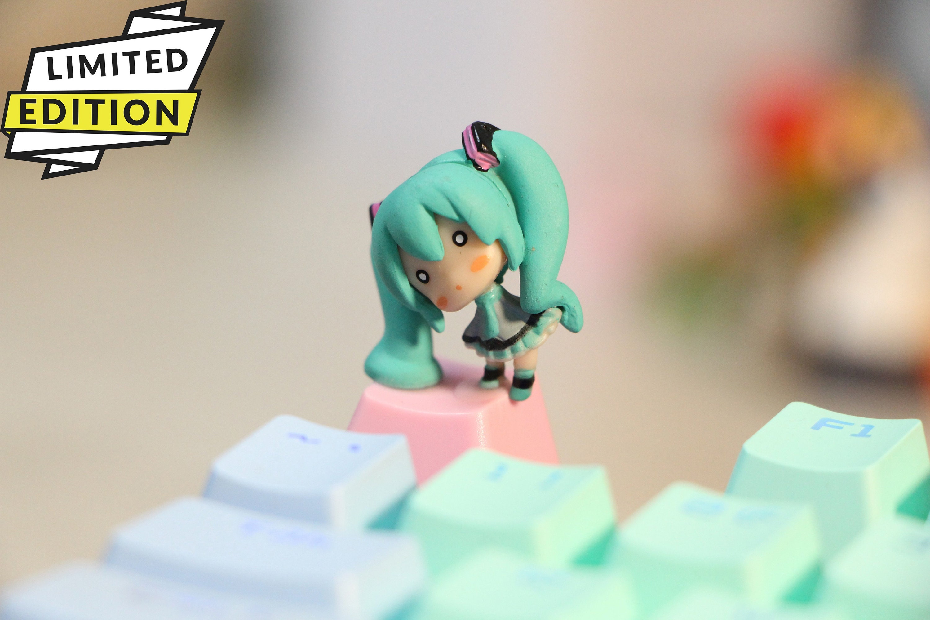 Hatsune Miku Hatsune Miku Keycaps Keycap, Keycaps, Artisan Keycap ...