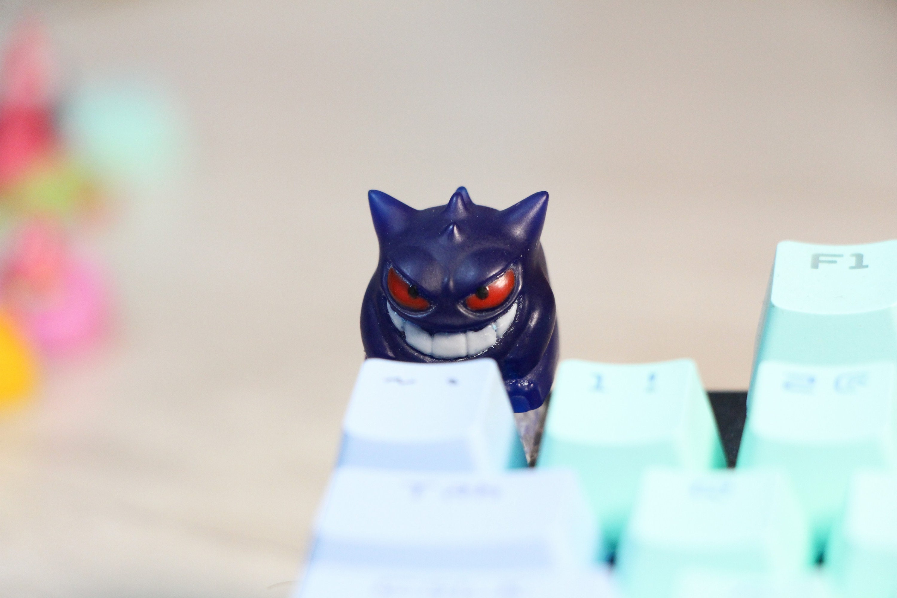 Gengar Pokemon Keycaps Keycap, Keycaps, Artisan Keycap, Keyboard ...