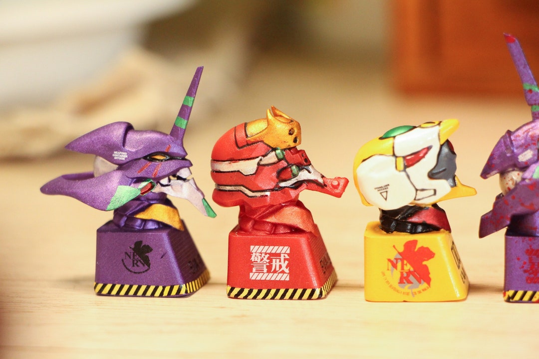 Eva NERV EVA Keycaps Keycap, Keycaps, Artisan Keycap, Keyboard, Custom ...