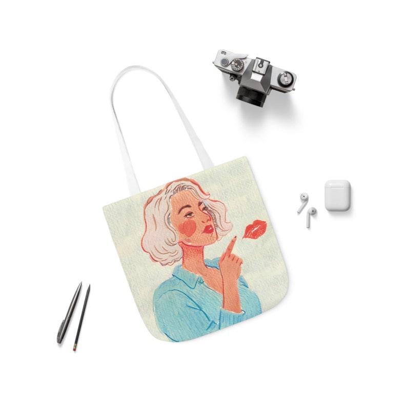 Shasha Kiss Canvas Tote Bag - Etsy