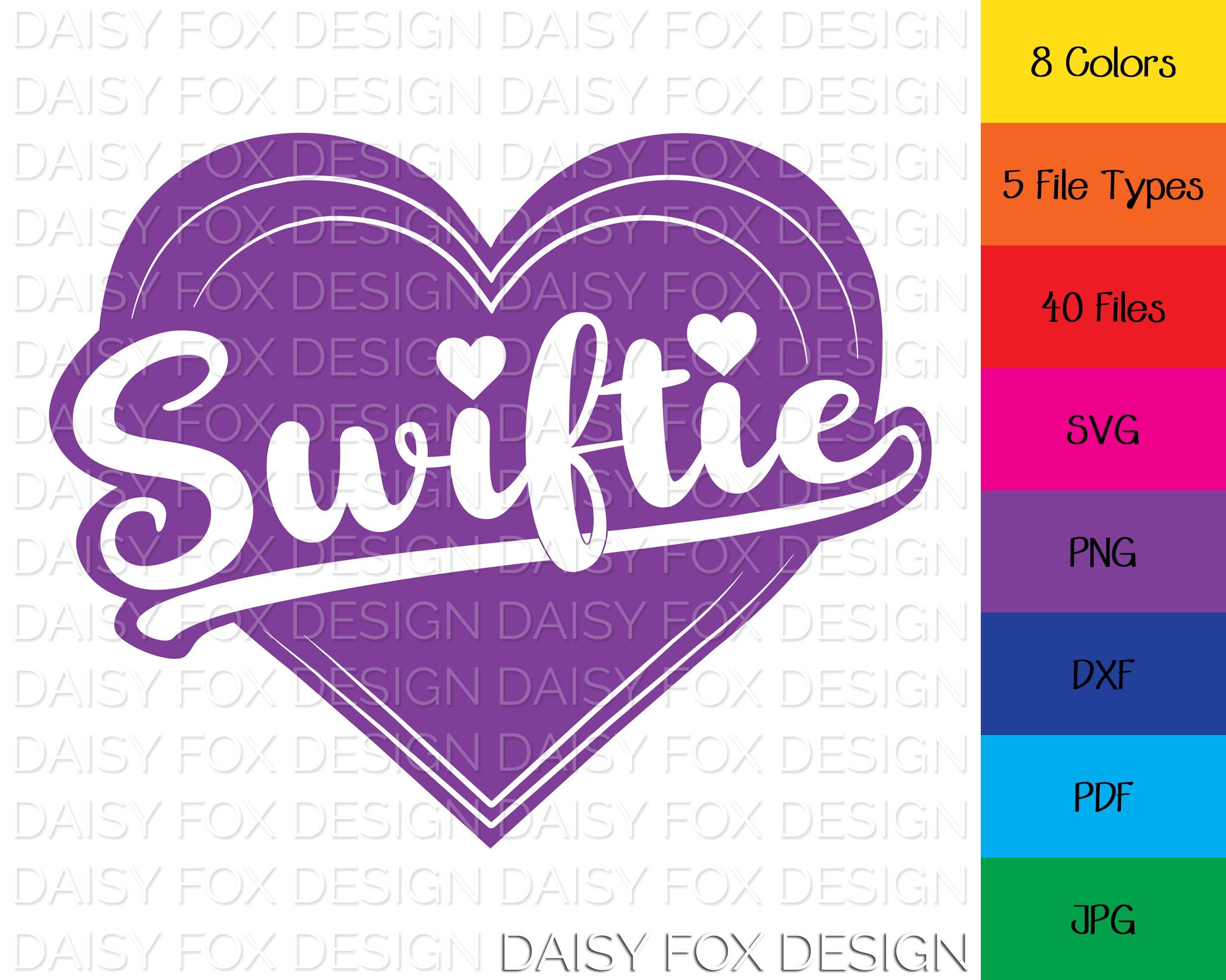 Swiftie Heart SVG PNG DXF Pdf Jpg Digital Download Cricut Cut Files ...