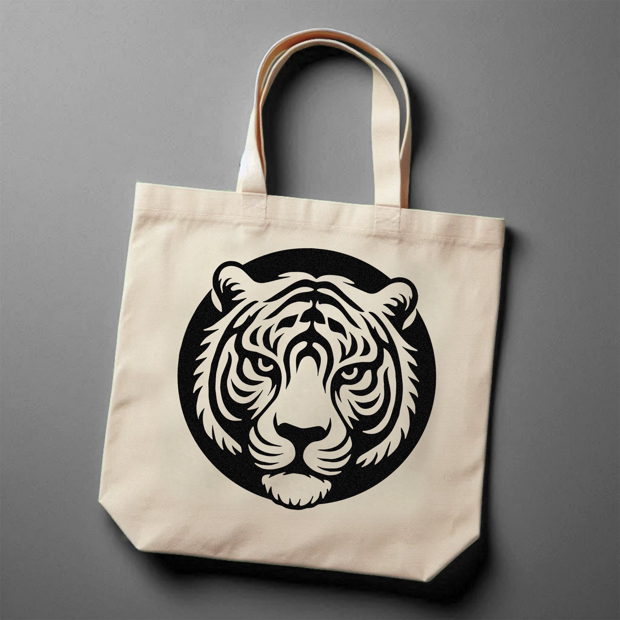 Tiger Face Clipart: Cricut Cut Files, Inverse Design (digital Download ...