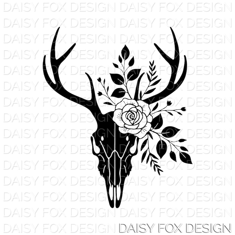 Deer Skull Dxf - Etsy