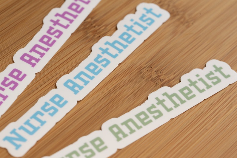 Nurse Anesthetist CRNA Anesthesia OR Surgery Sticker - Etsy